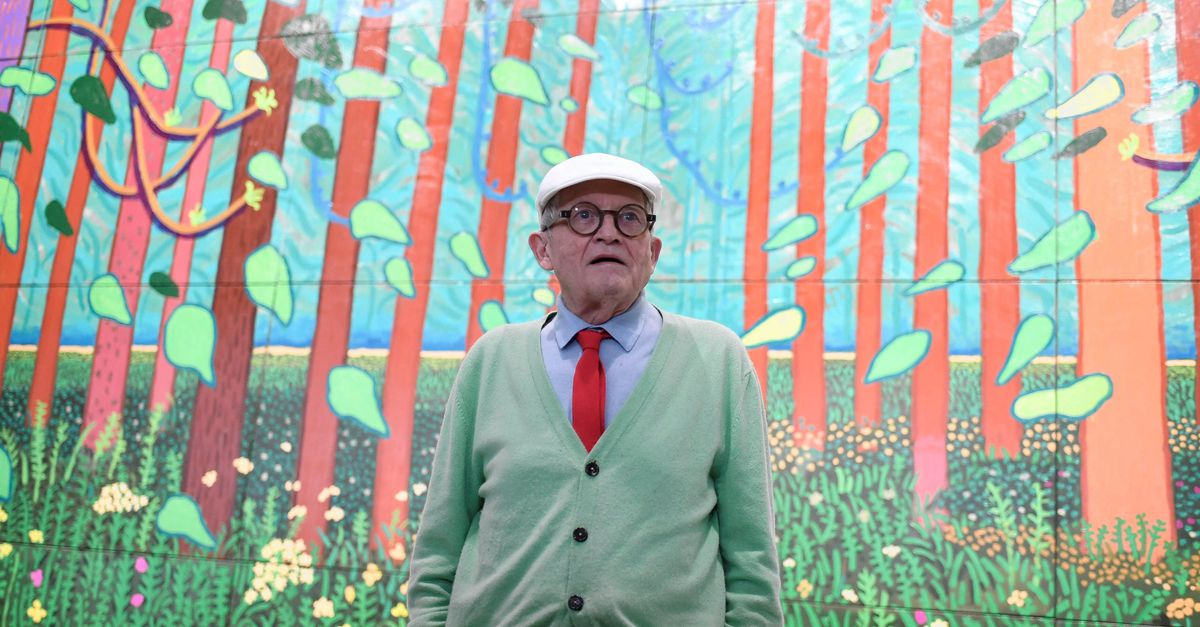 Necrologie: voor David Hockney was kijken het allergrootste plezier in ...