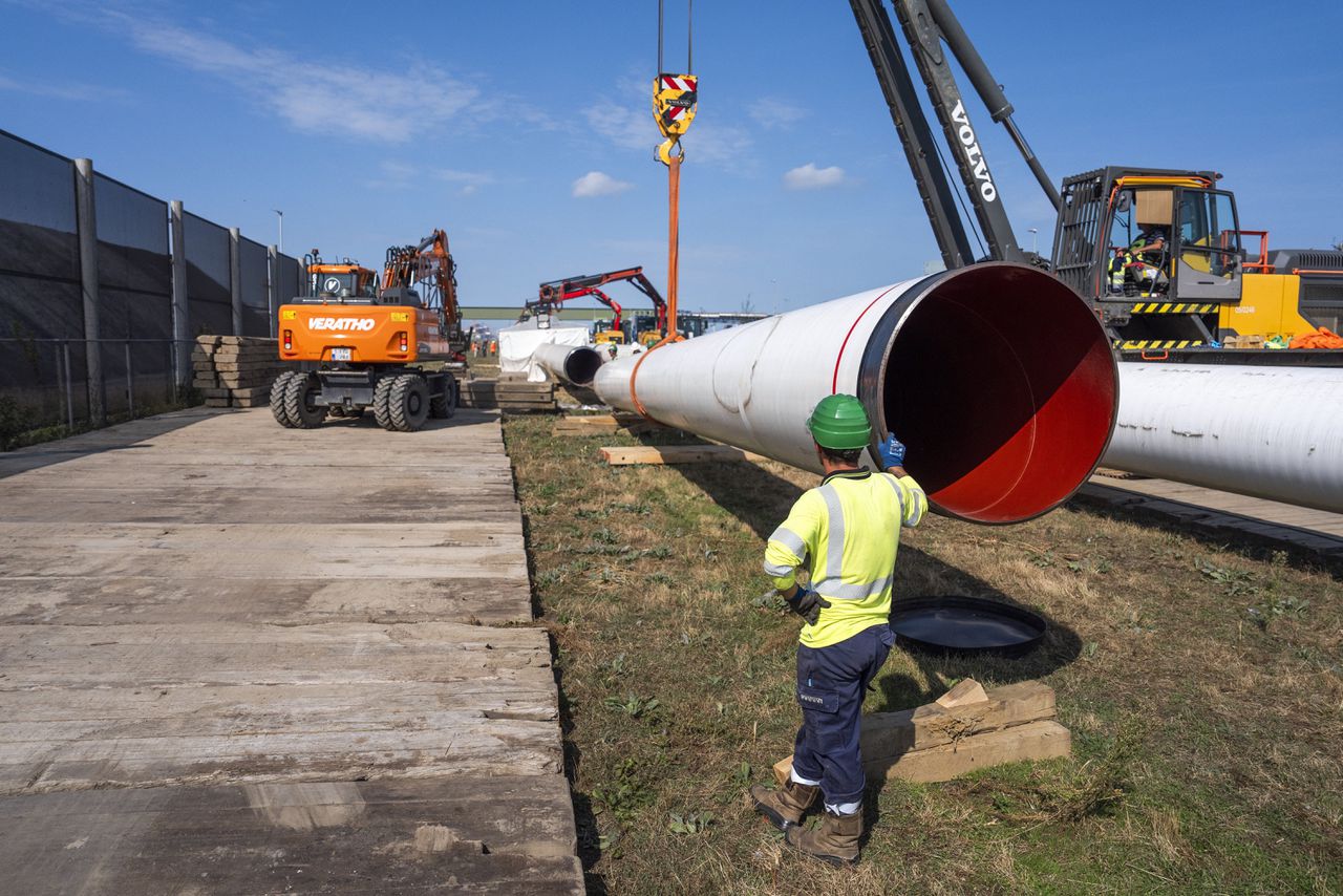 ‘Op de meest drukke ondergrond van Nederland’ maakt Gasunie tempo met het aanleggen van ...