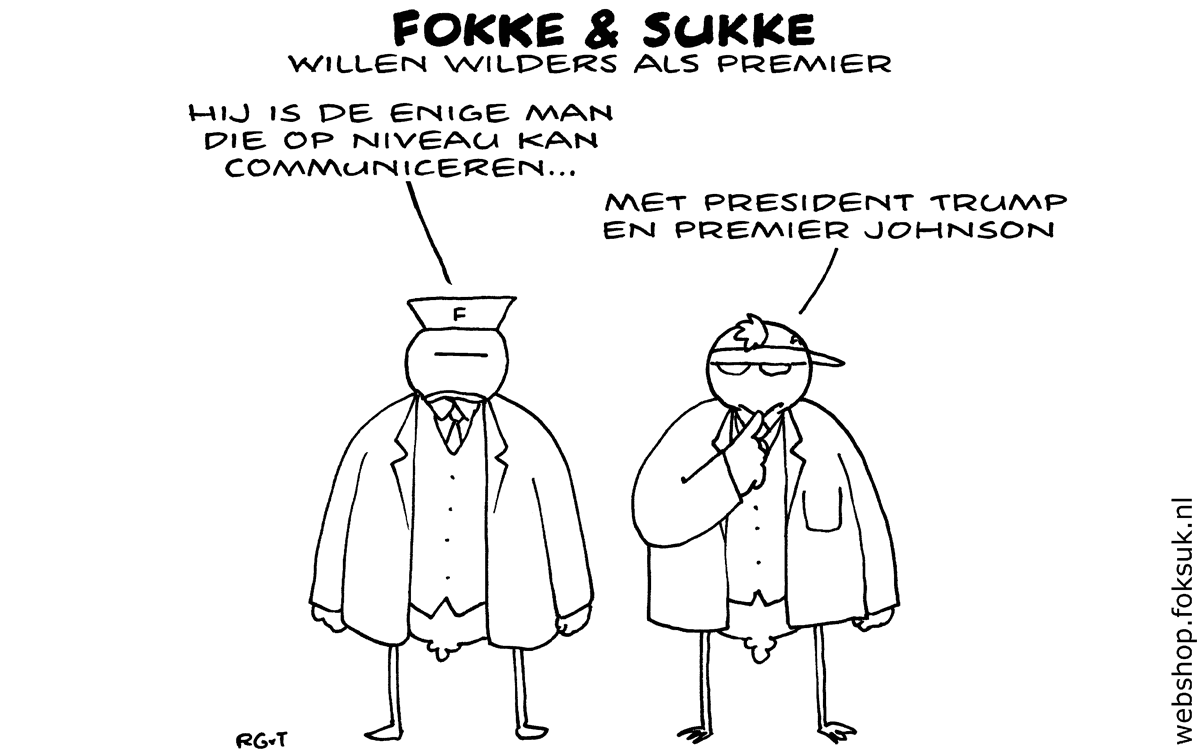 Fokke & Sukke willen Wilders als premier - NRC