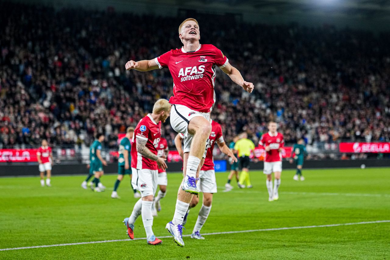Supertalent Kees Smit (AZ) valt ook op in slechte wedstrijden - NRC