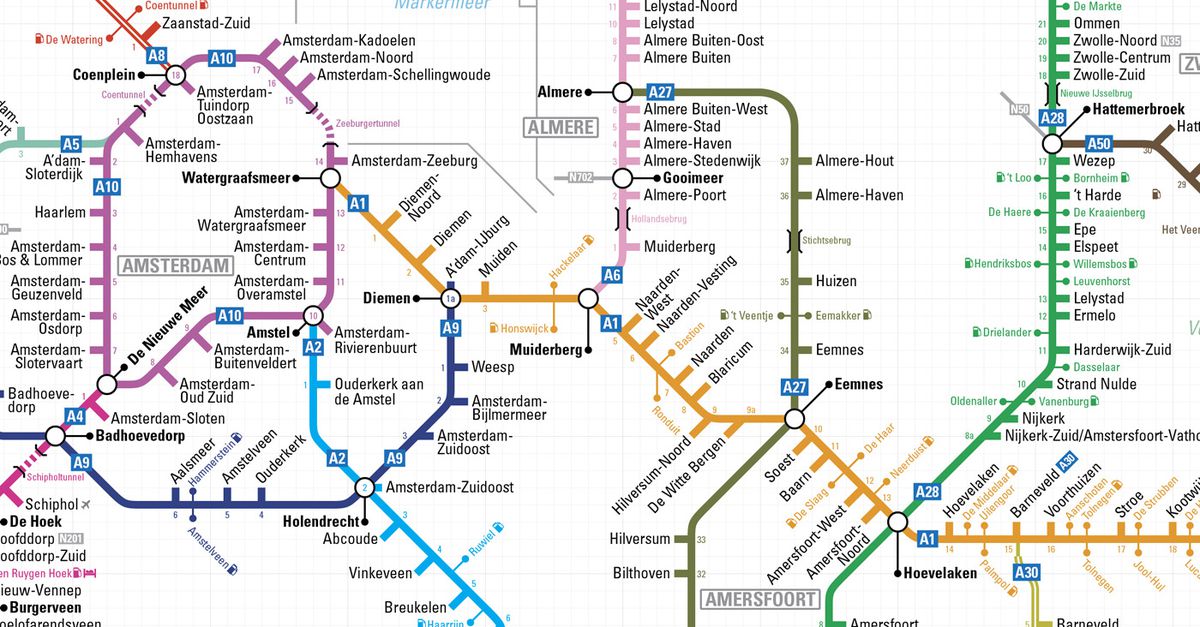 Als onze snelwegen metrolijnen waren geweest - NRC