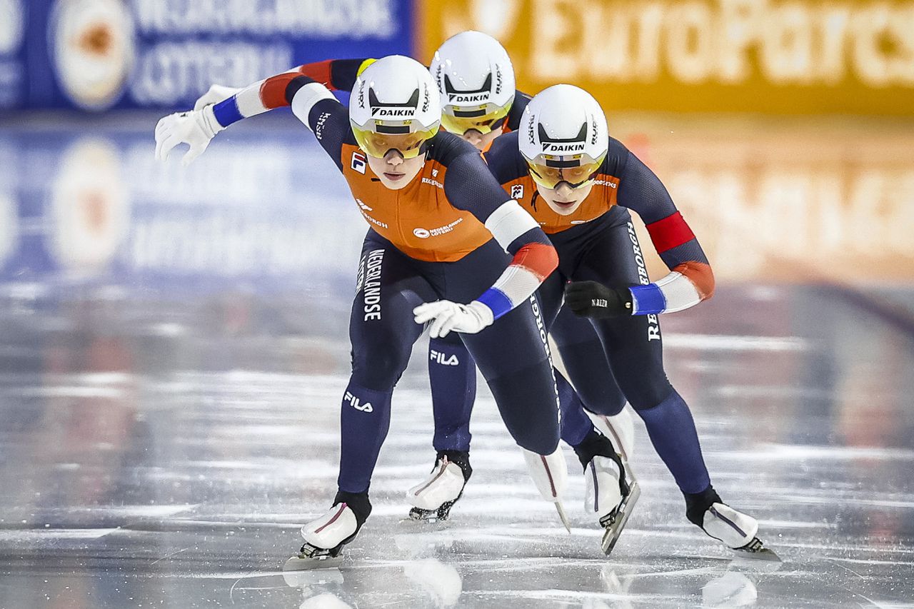 Goud voor Nuis en Groenewoud op EK schaatsen, ook goud voor Nederlandse vrouwen op de teamsprint ...
