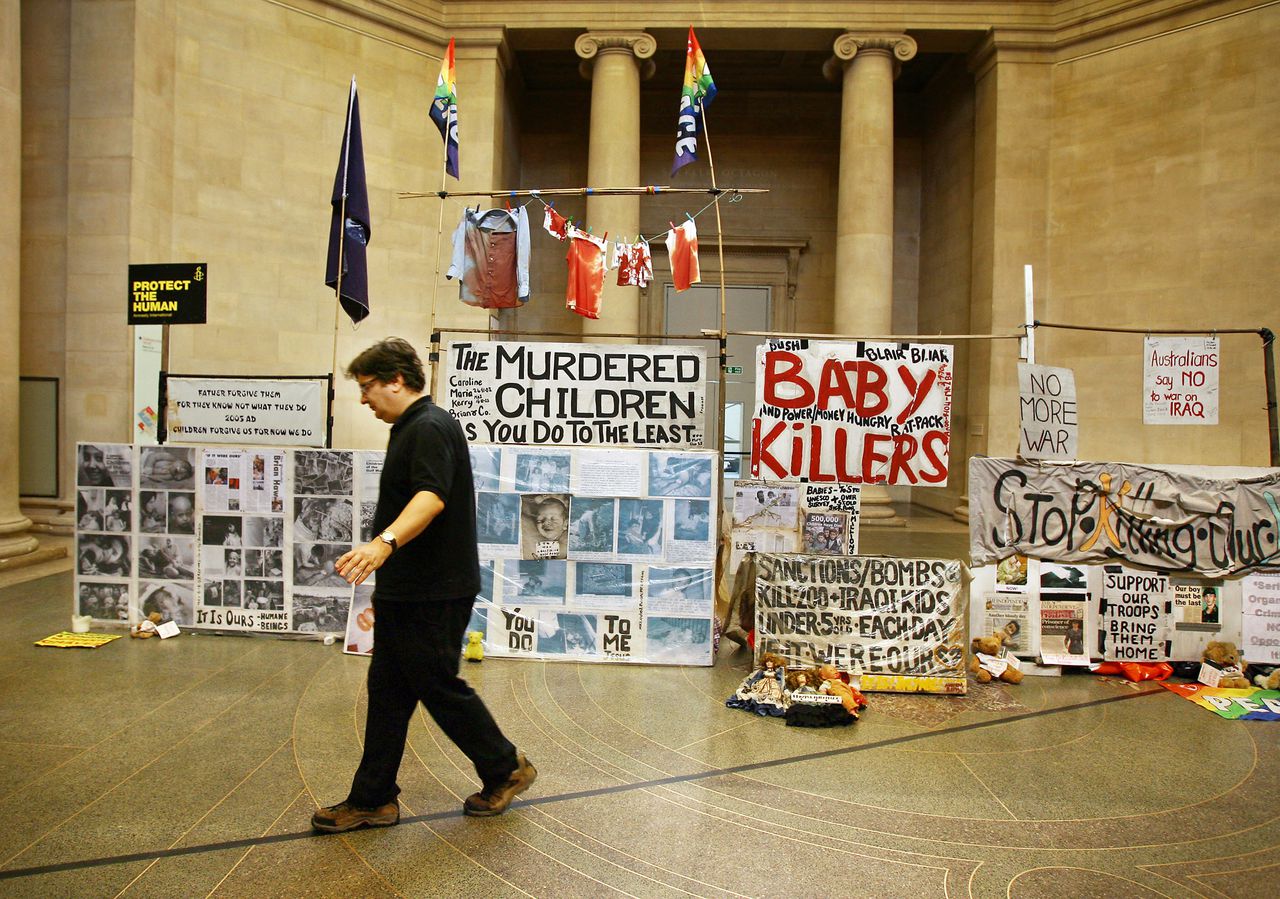 Tate Britain verheft verboden protest tot kunstwerk - NRC