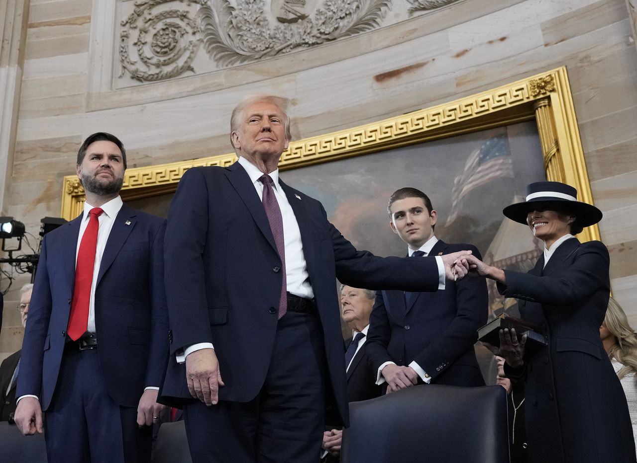 Trump belooft VS ‘gouden eeuw’ en de Stars and Stripes op Mars - NRC