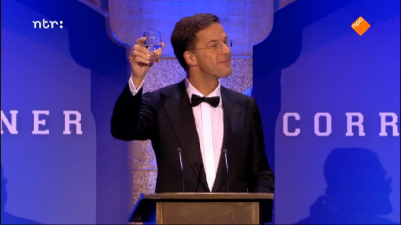 Column | Correspondents' Dinner: Rutte waant zich even een Amerikaan - NRC