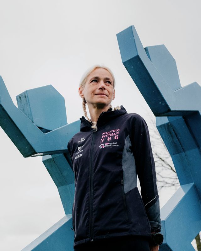 Hilde Dosogne loopt elke dag een marathon - NRC