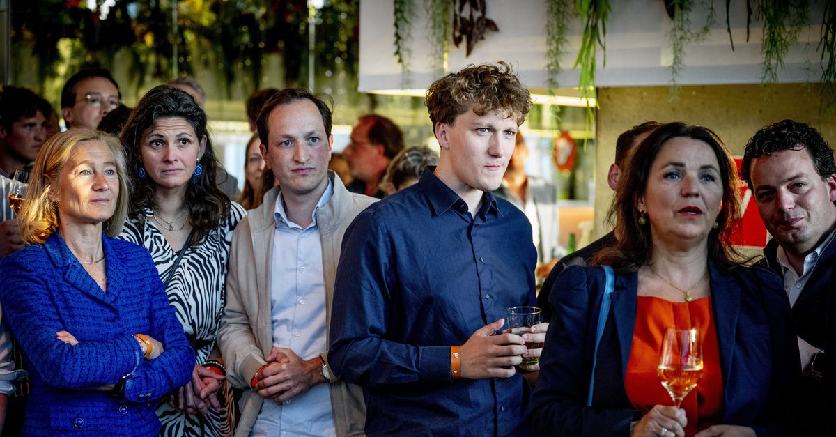 VVD ‘moet uitslag nog even laten bezinken’ na voorspeld zetelverlies - NRC