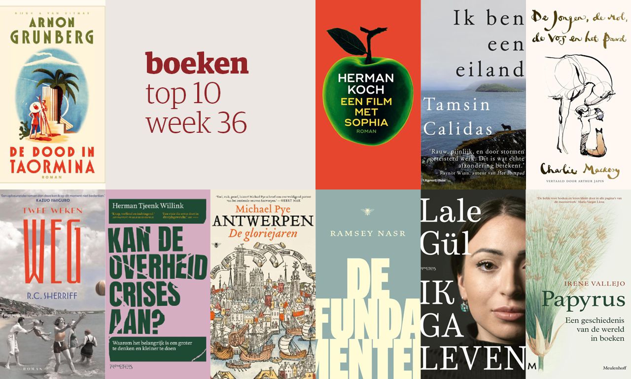 De tien bestverkochte boeken van week 36 - NRC
