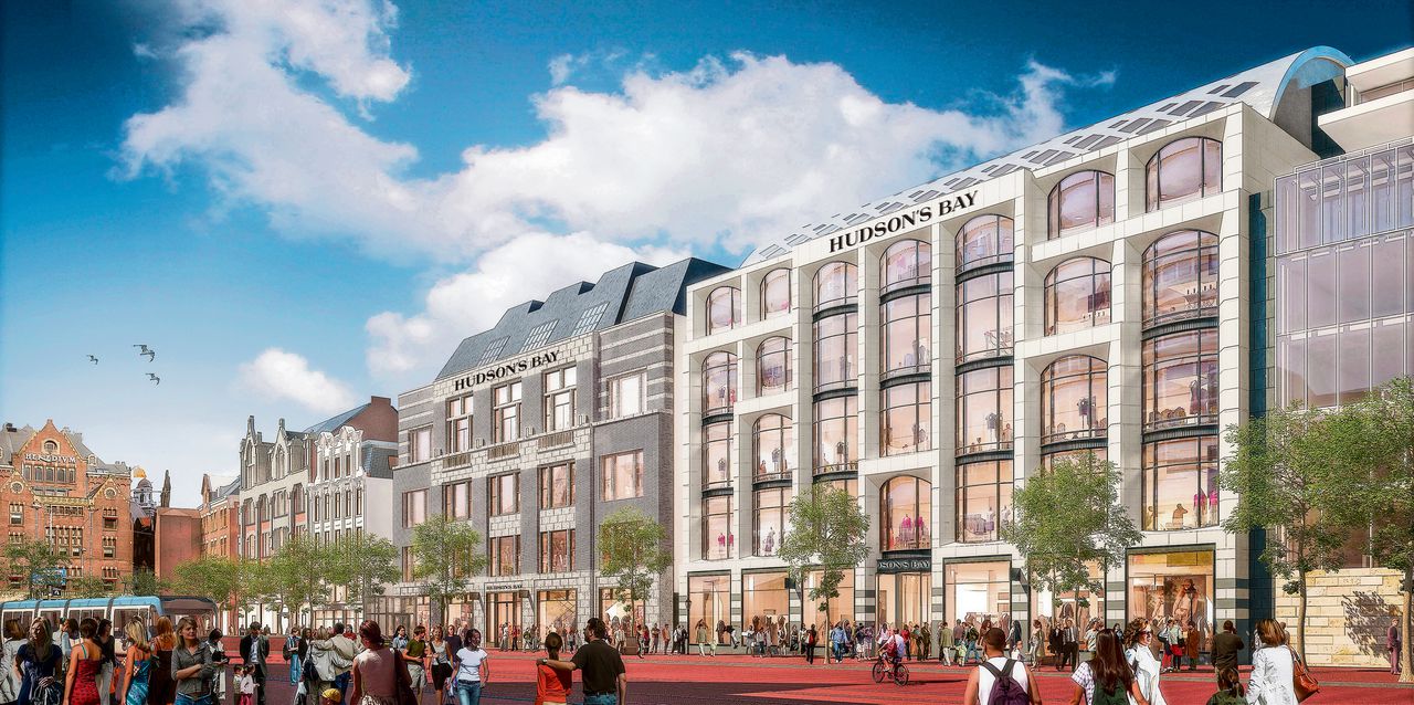 Rokin: nu nog een bouwput, straks is het hier flaneren - NRC