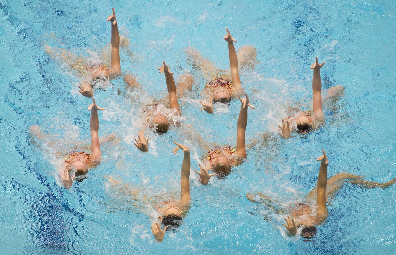 Europese kampioenschappen synchroonzwemmen in Berlijn - NRC