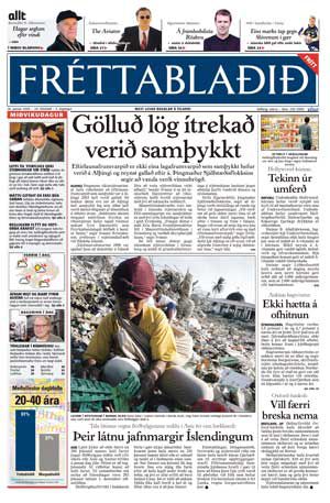 Politieke strijd om gratis krant IJsland - NRC