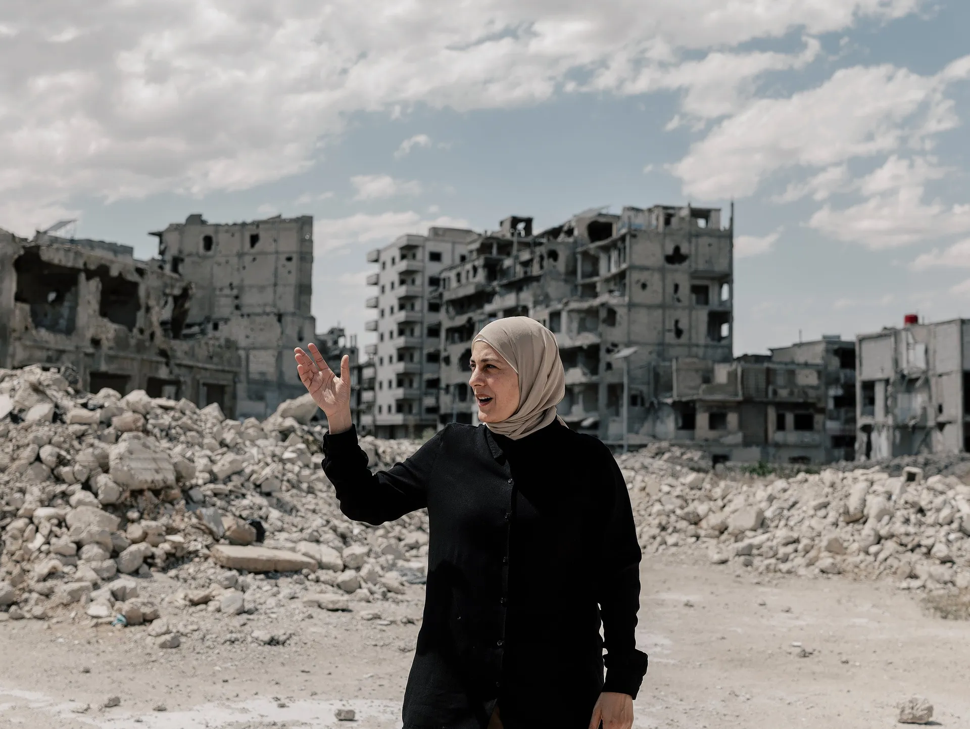 Wandelen met architect Al-Sabouni door Homs: ‘Een Trump Tower is het ...