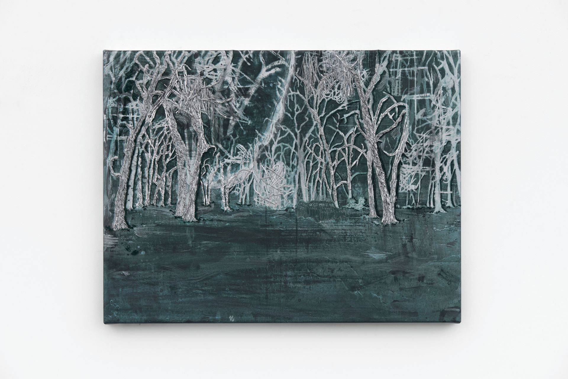 Nieuwe werken van Michael Raedecker zijn nogal kerstachtig - NRC