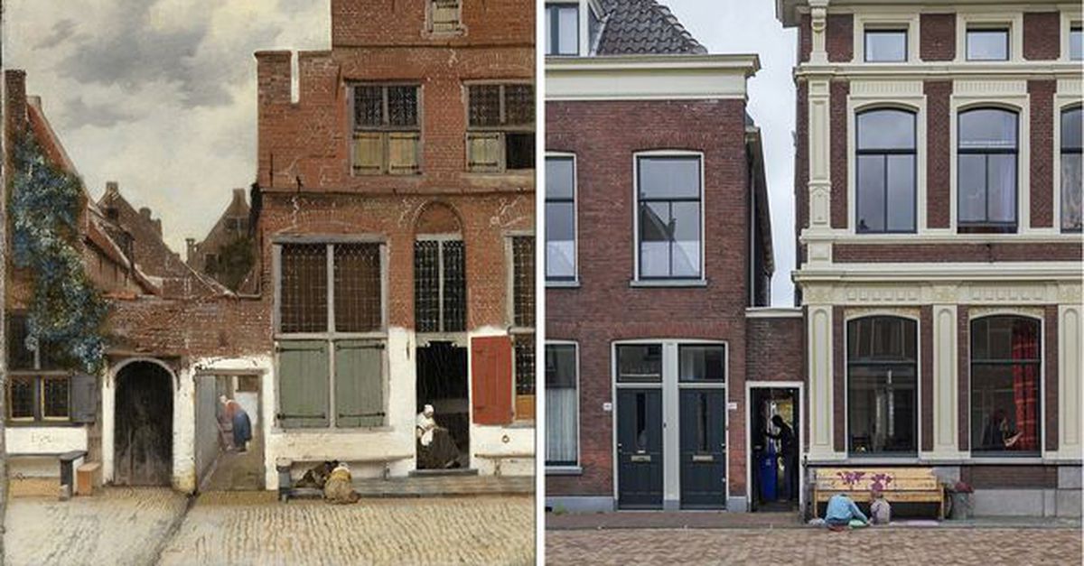 Eindelijk gevonden: de precieze locatie van Vermeers ‘straatje’ - NRC