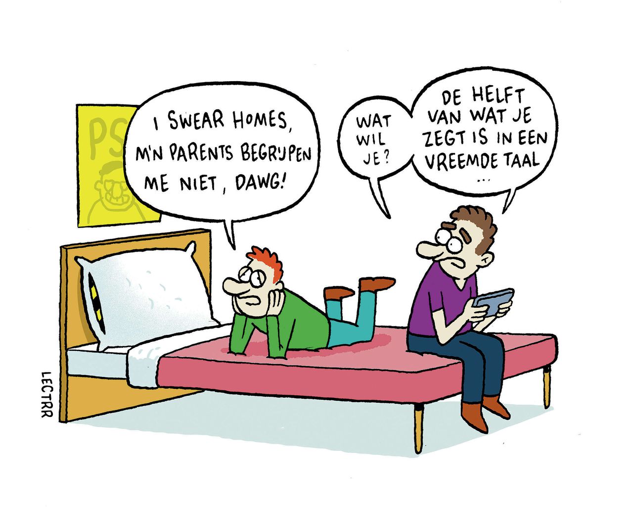Steeds maar weer die jongerentaal - NRC
