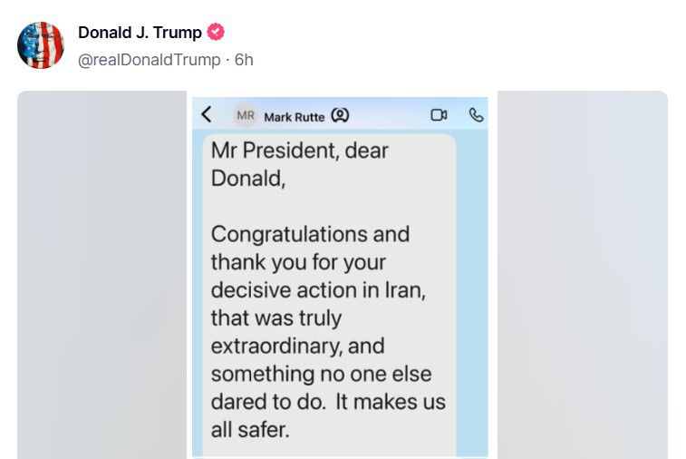 Rutte doet tegen Trump wat hij altijd doet: overdrijven en ...