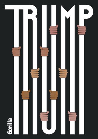 Collectief Gorilla wint Inktspotprijs met cartoon ‘De Tralies van Trump ...