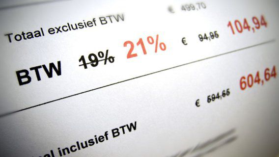 Verhoging btw-tarief gaat vandaag in - NRC