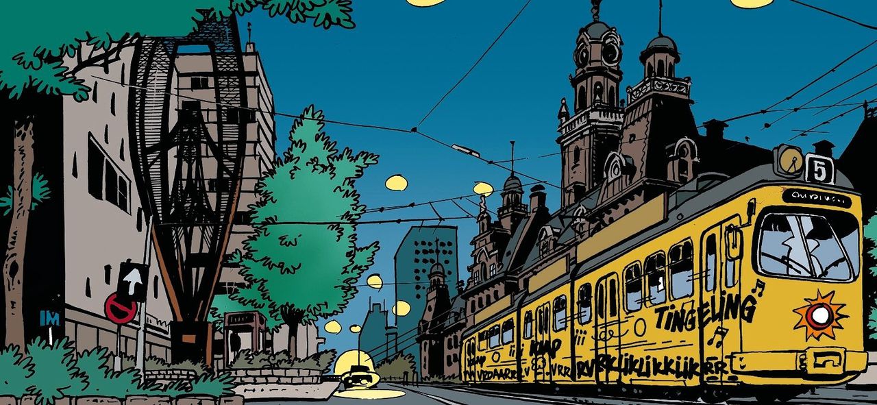 ‘Rotterdam is een fantastisch decor voor strips’ - NRC