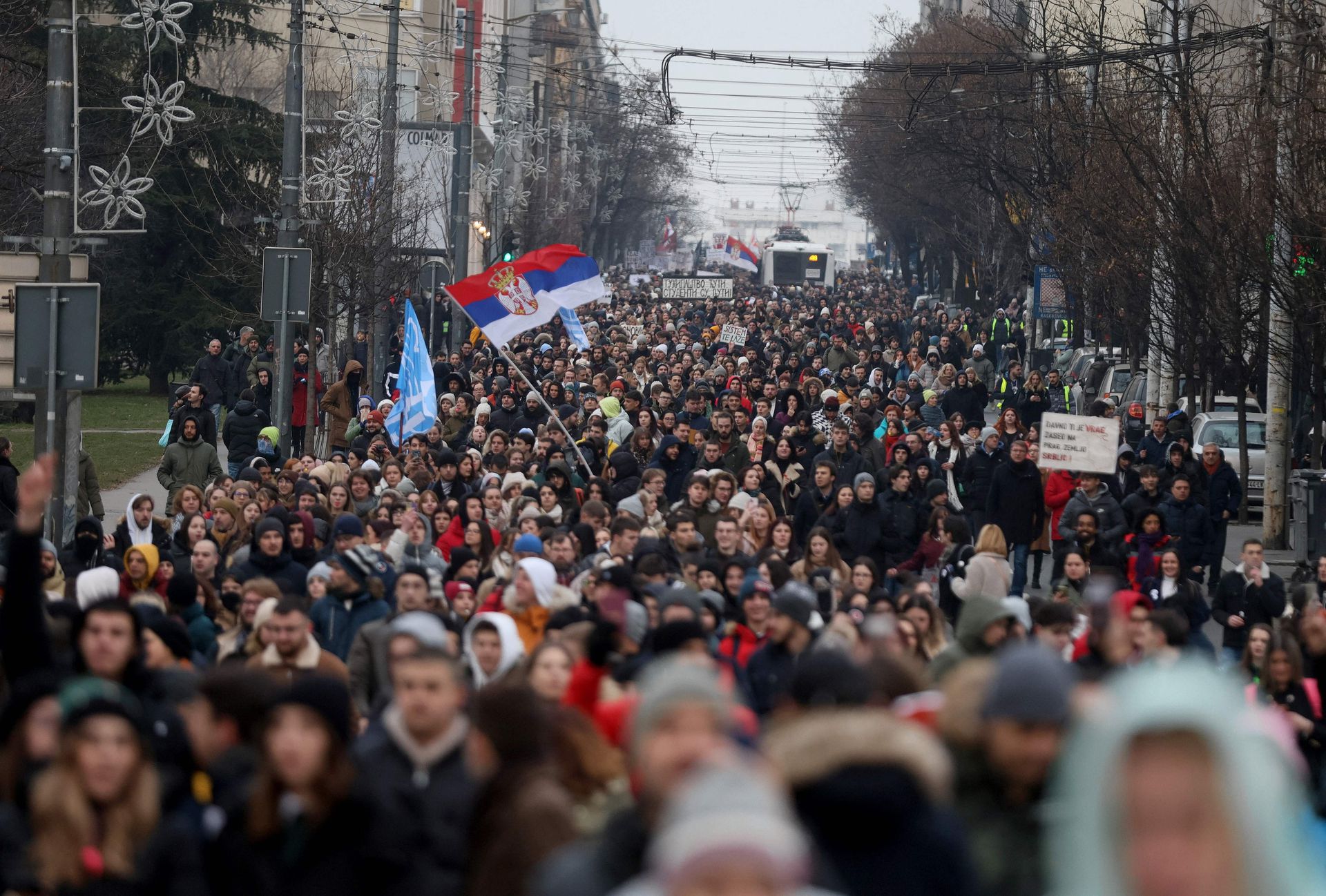 In Servië houden de protesten aan: ‘We zien hier in Servië een langzaam ...