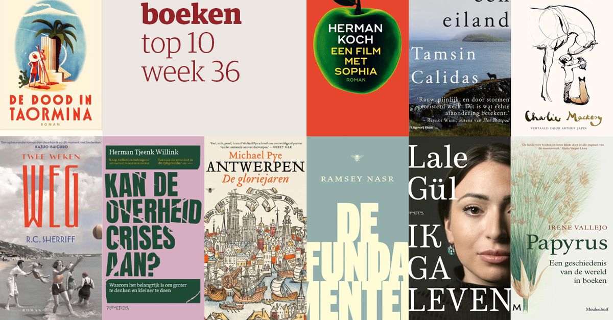 De tien bestverkochte boeken van week 36 - NRC