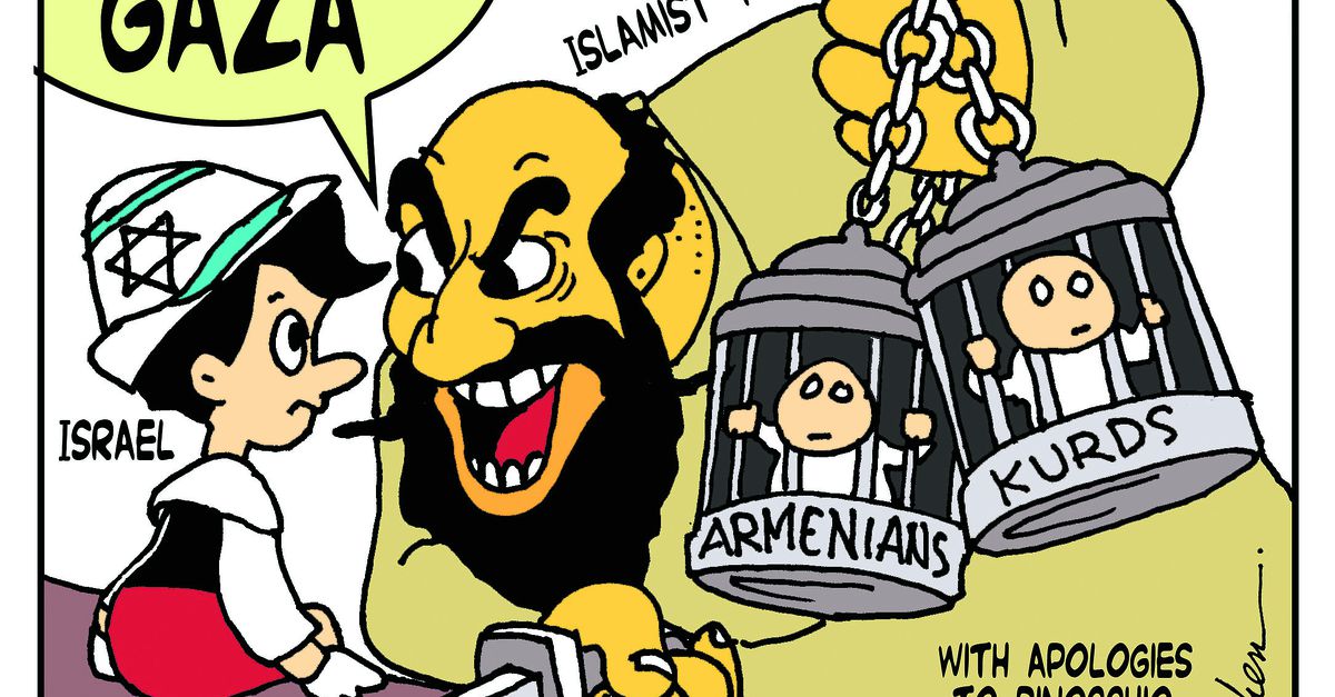 cartoon uit Israël - NRC