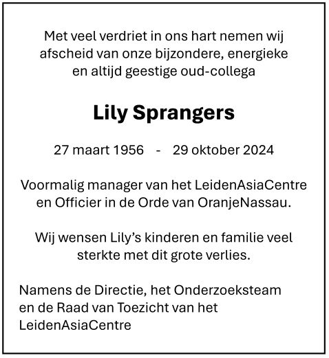 Lily Sprangers - Wikipedia