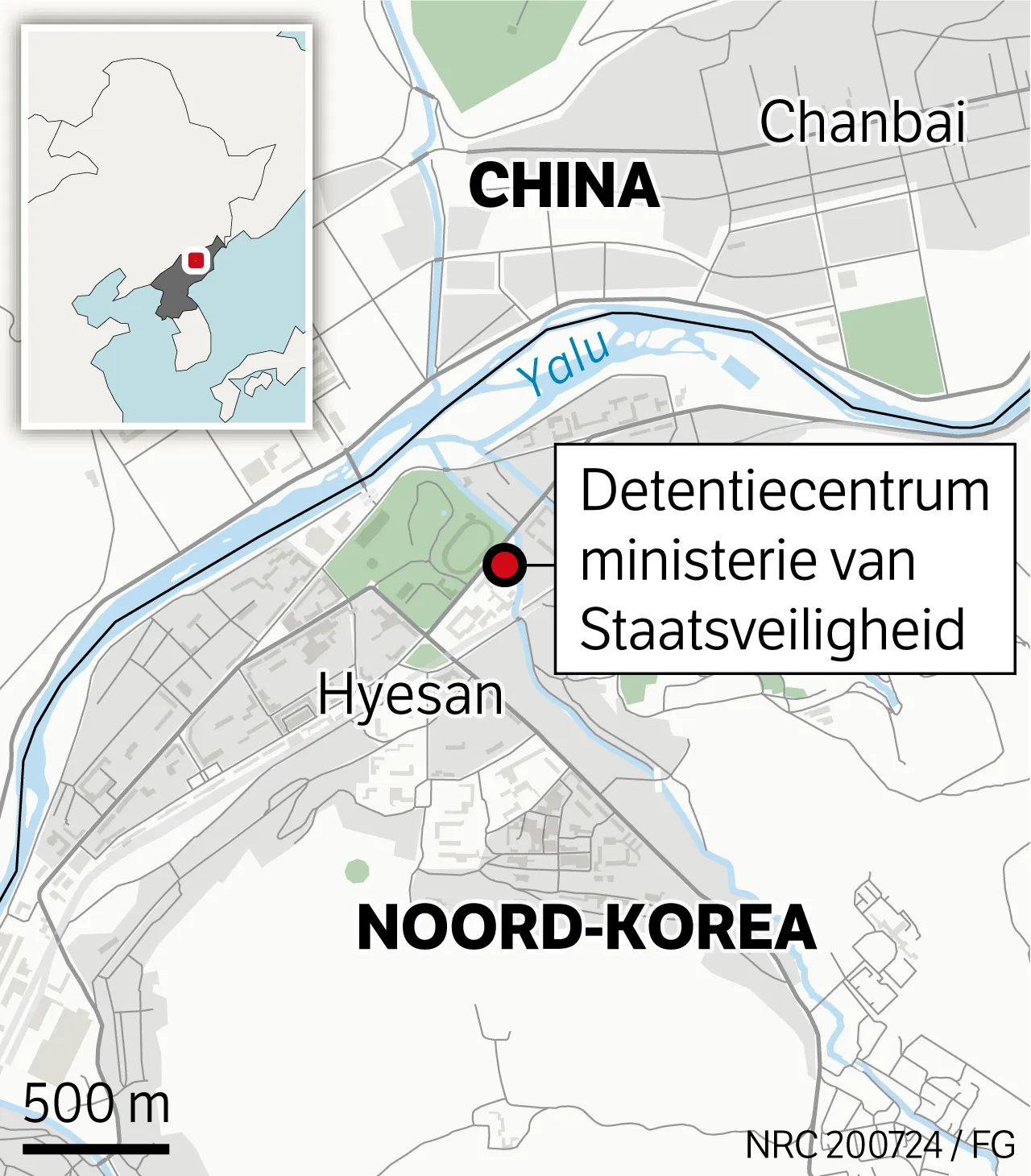 In een Noord-Koreaanse grensgevangenis krijg je dertig maïskorrels per ...