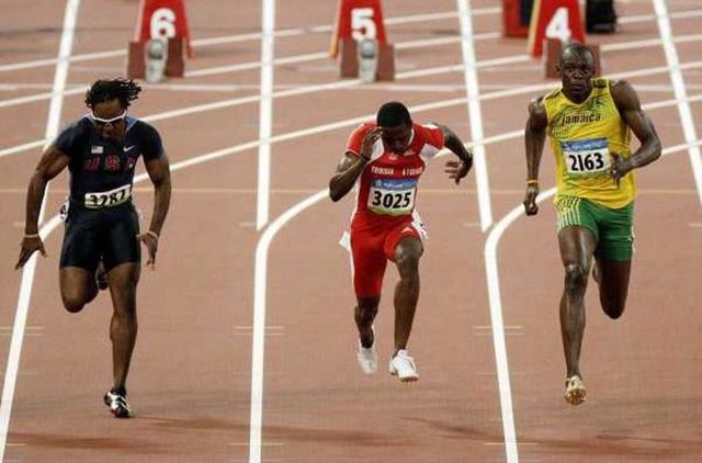 Finale 100 meter sprint (mannen) - NRC