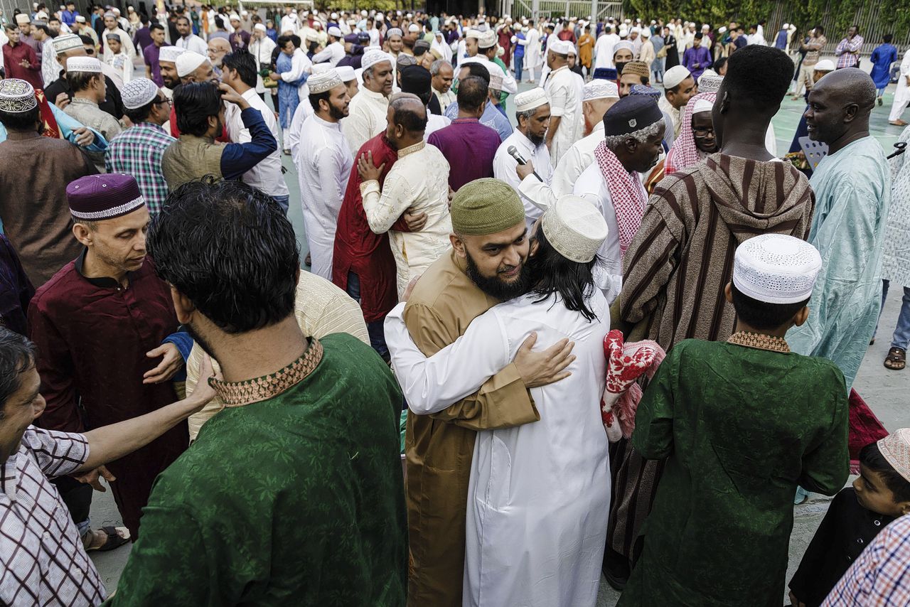 Wereldwijd vieren moslims Eid al-Adha - NRC