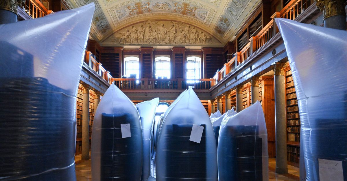 Na zes zuurstofloze weken moet de broodkever uit deze boeken verdwenen ...