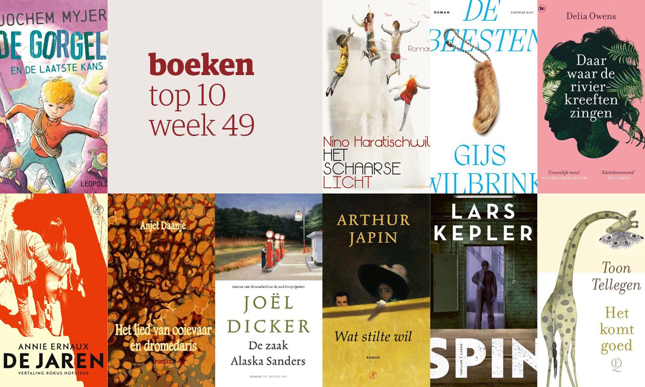 De tien best verkochte boeken van week 49 - NRC