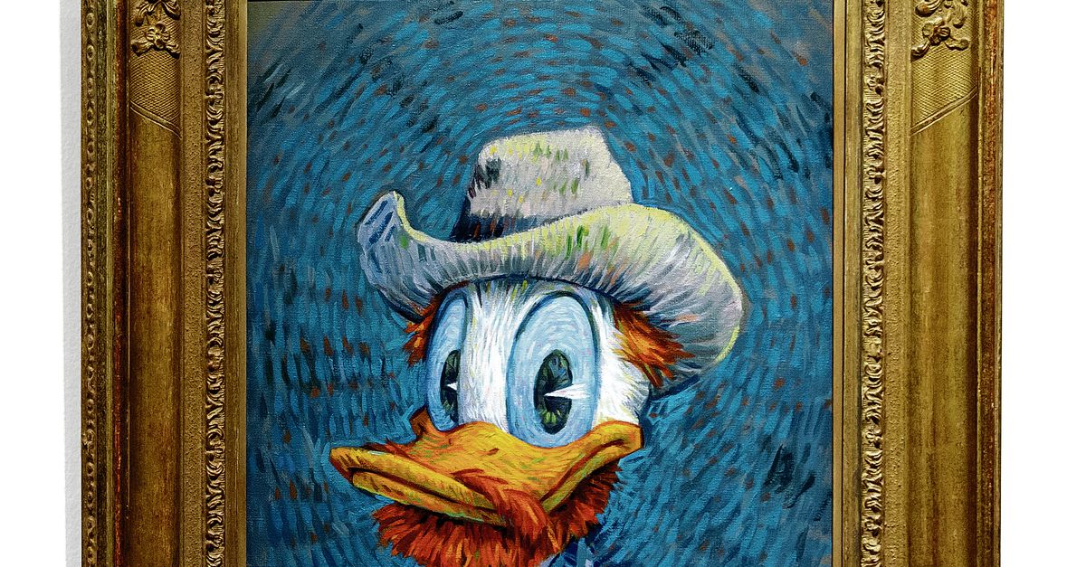 Donald Duck in Van Gogh - NRC