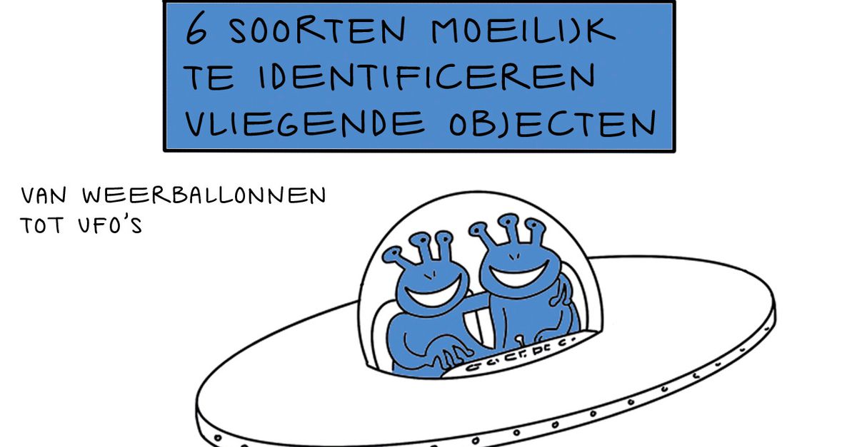 Zes soorten moeilijk te identificeren vliegende objecten - NRC