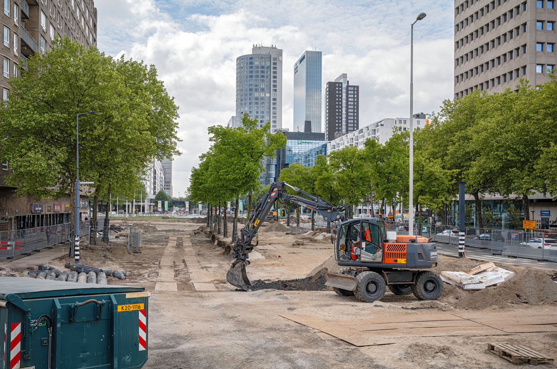 In het versteende Rotterdam is nu het Hofplein aan de beurt om te ...