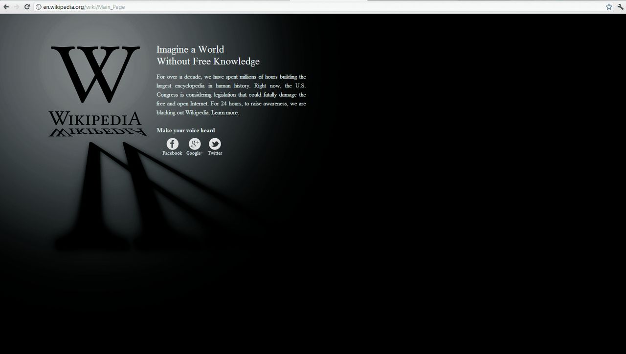 De Engelstalige Wikipedia ging gisteren een dag op zwart. Waarom? - NRC