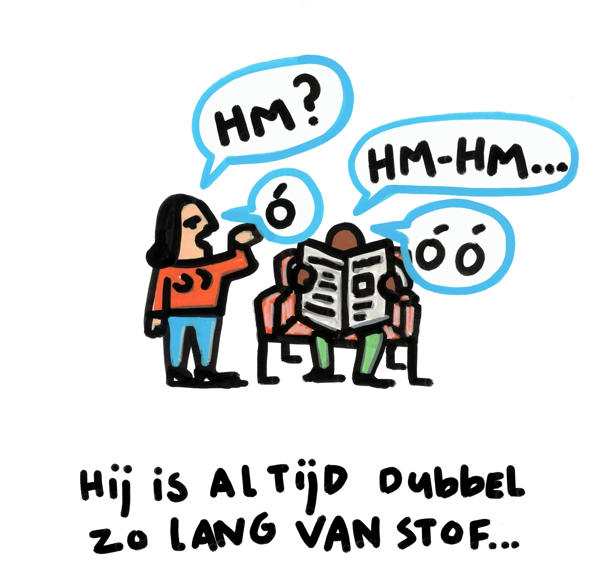 Nou ja zeg! In de spreektaal wemelt het van de tussenwerpsels, maar ...