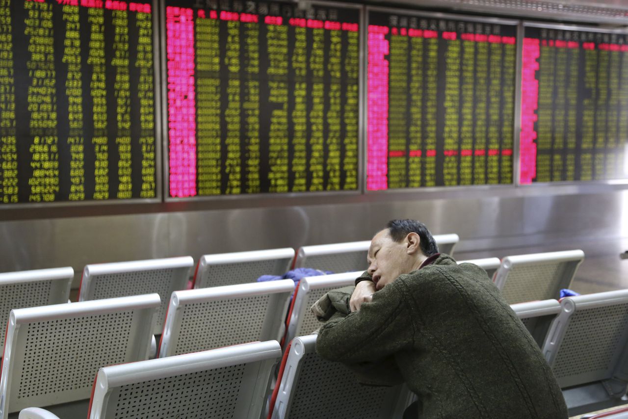 Handel beurs China na flinke koersdaling stilgelegd - NRC
