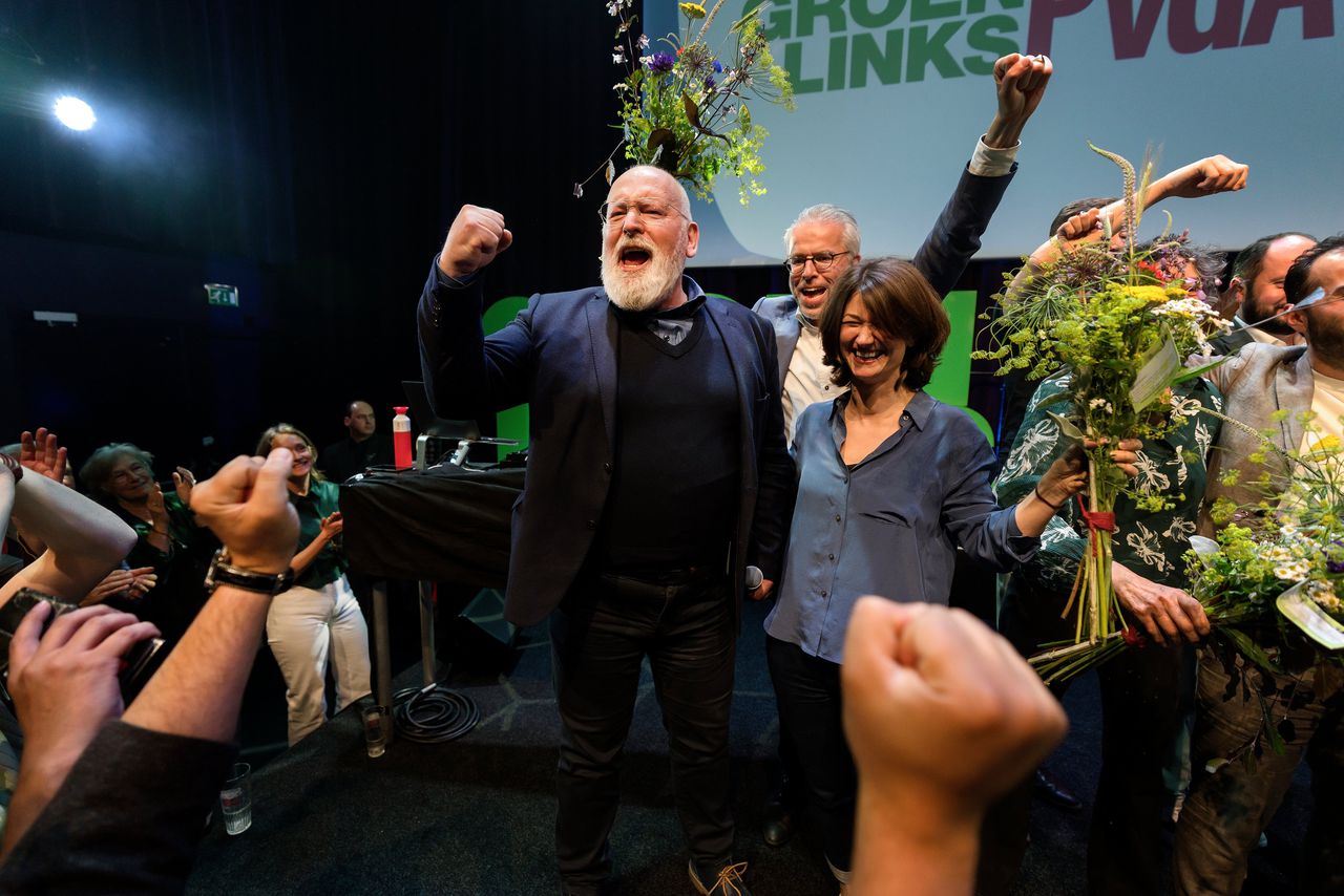 GroenLinks-PvdA vooralsnog het grootst, maar Nederland maakt een ruk ...