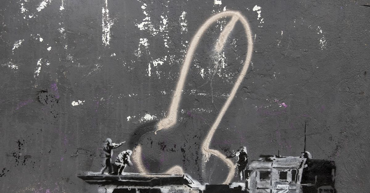 De muur als canvas: artiesten bekritiseren overal de oorlog - NRC