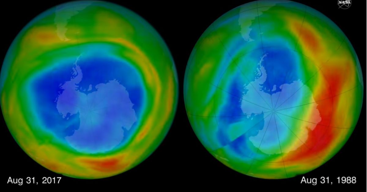 Gat in de ozonlaag op zijn kleinst sinds 1988 - NRC