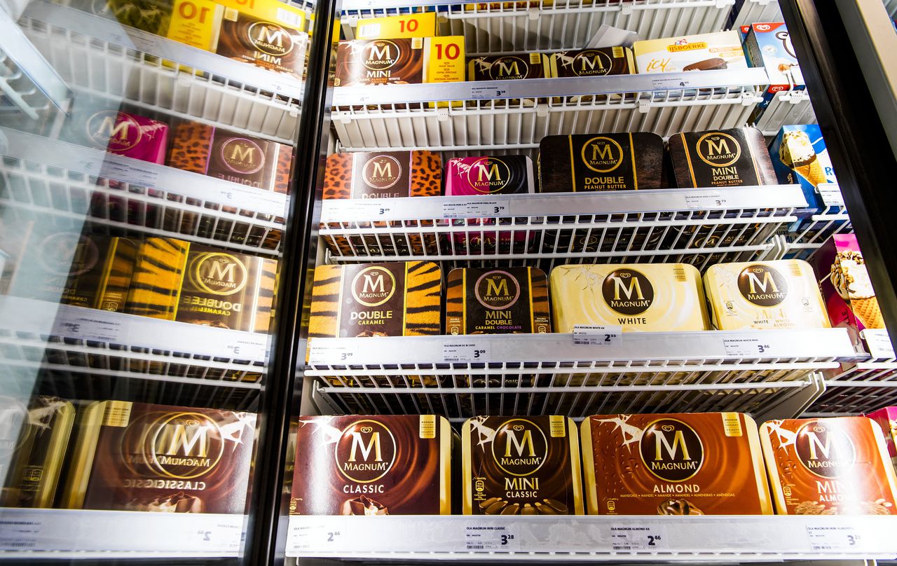 Magnum maakt beursdebuut, Unilever in de min zonder ijsdivisie - NRC