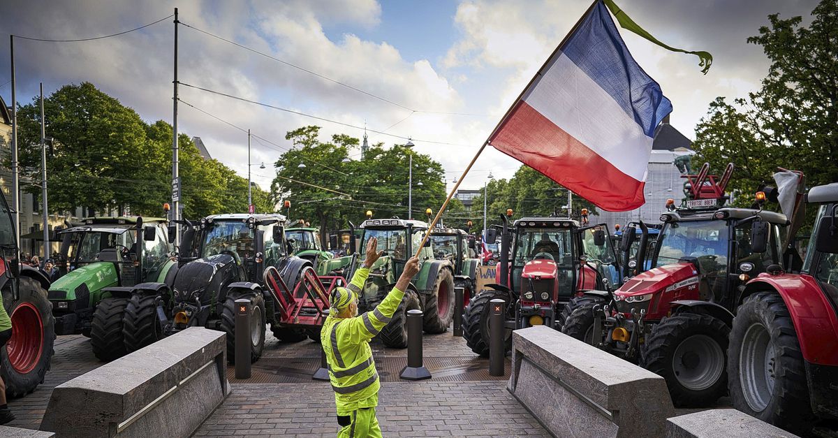 Demonstrerende boeren - NRC
