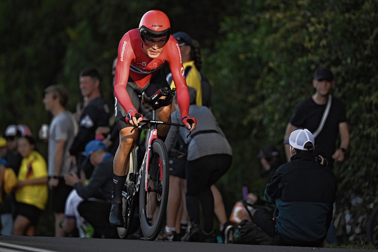 Noorse tijdrijder Foss verrast bij de WK alle favorieten - NRC
