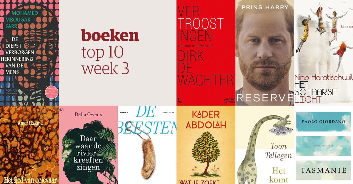 De tien best verkochte boeken van week 3 - NRC