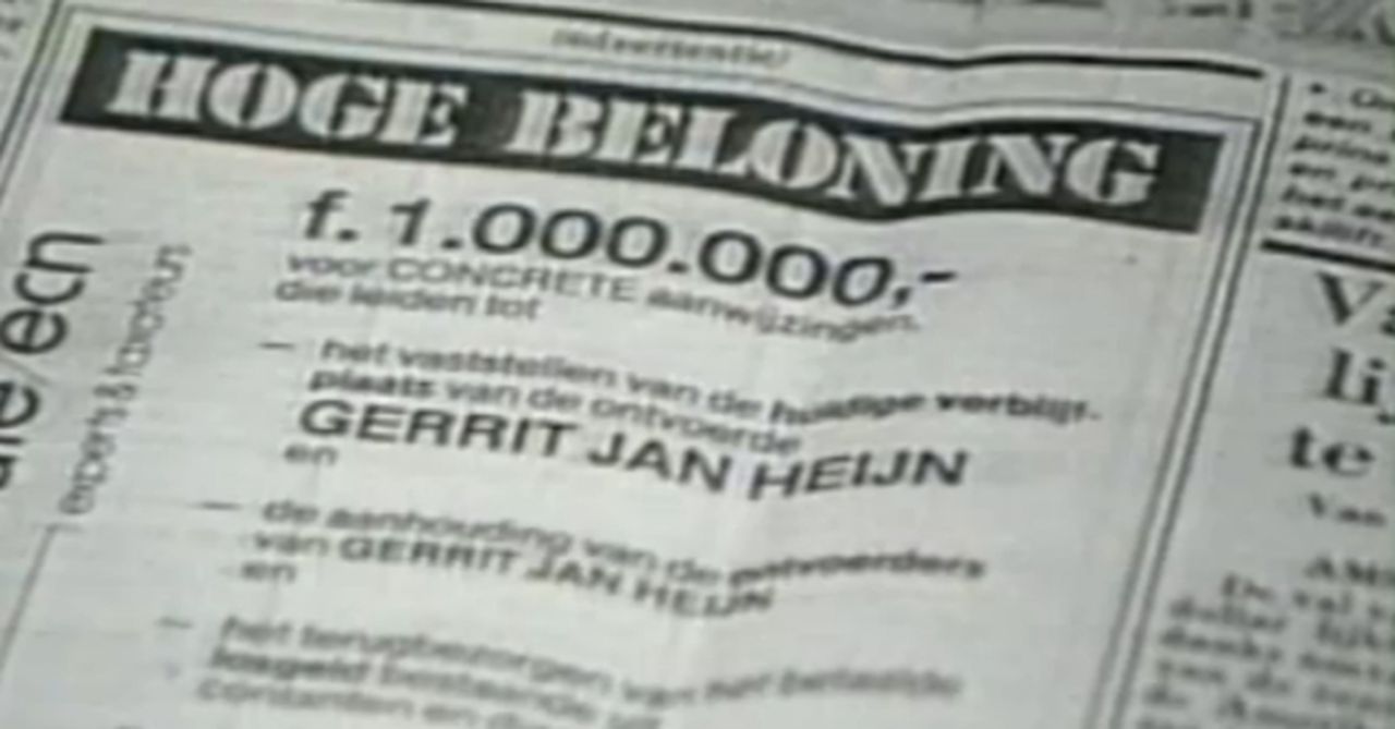 Ontvoering van Gerrit Jan Heijn 25 jaar geleden - een pink in een ...