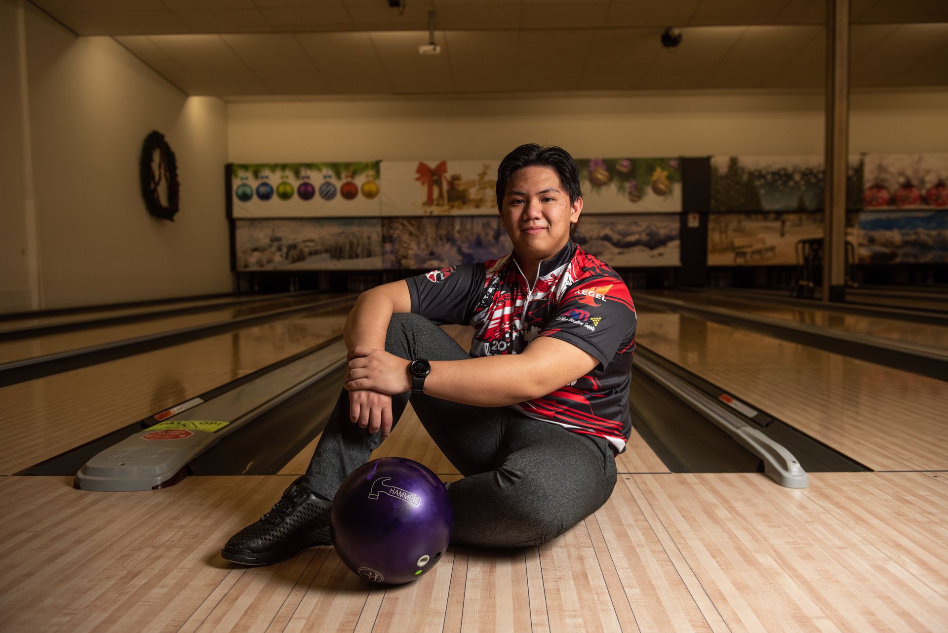Bowler Kenneth Ramos: ‘Een bal die met een bocht tien pionnen omkeilt ...