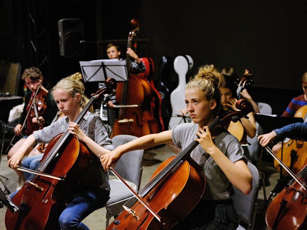 Jonge strijkers en blazers spelen samen in ambitieus jeugdorkest - NRC
