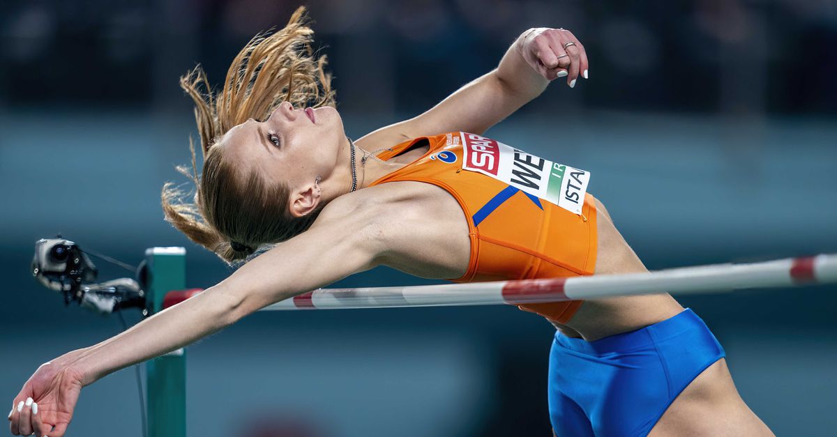 Weerman verovert zilveren medaille bij hoogspringen EK indooratletiek - NRC