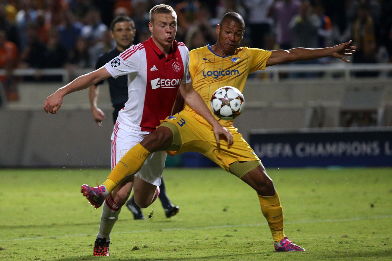 Champions League: Ajax op Cyprus niet voorbij Apoel - NRC